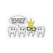 Funny Dental Crown Quote Dentist Humor Sticker - Etsy