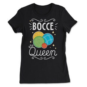 Funny Italian Bocce Queen Female Bocce Player | Etsy