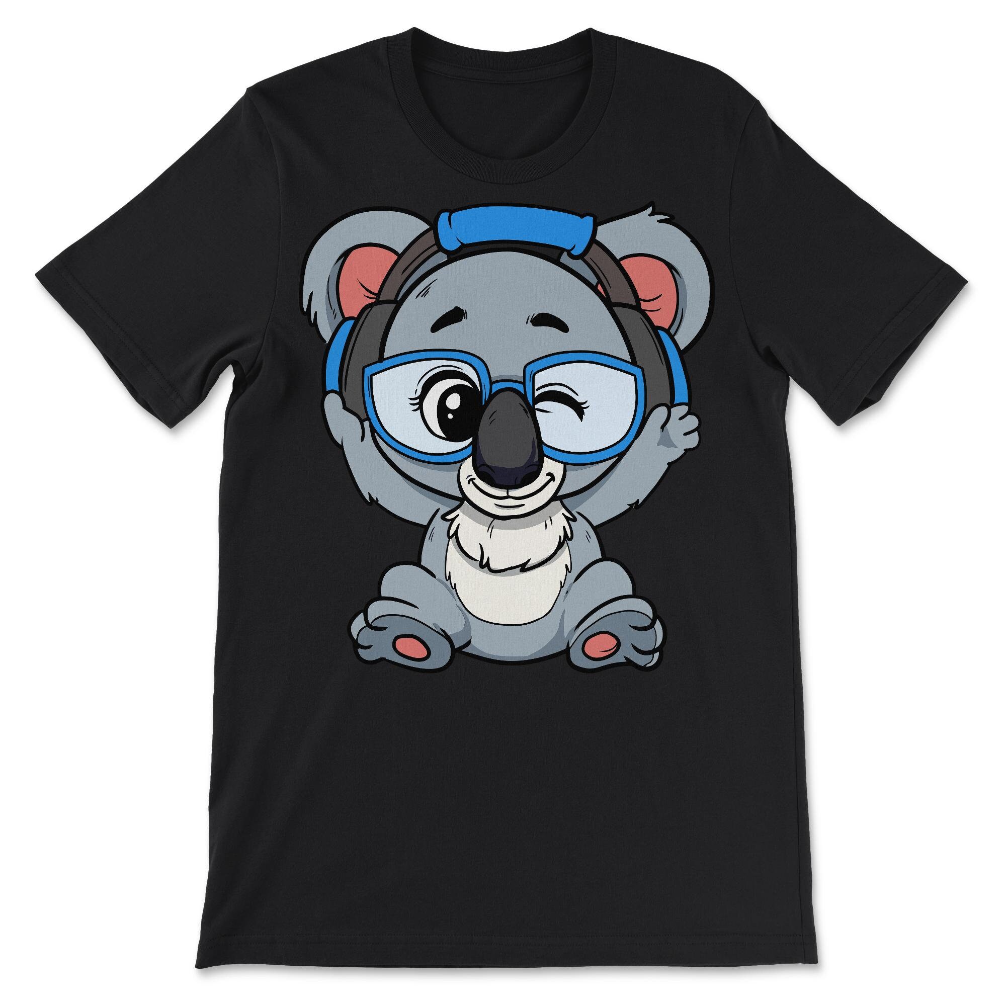 Cute Winking Koala Bear DJ With Headphones - Etsy