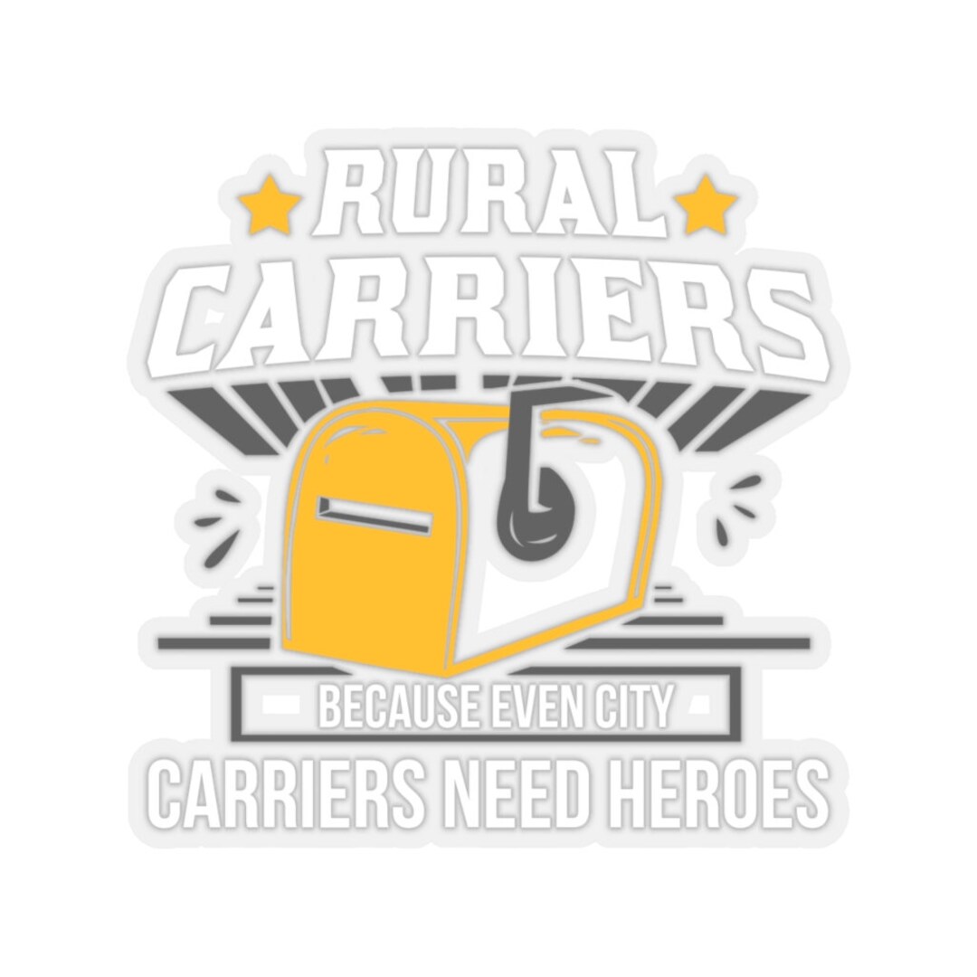 Funny Rural Carrier Postman Hero Sticker - Etsy