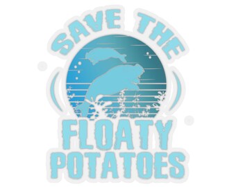 Floaty Potato Sticker - Etsy