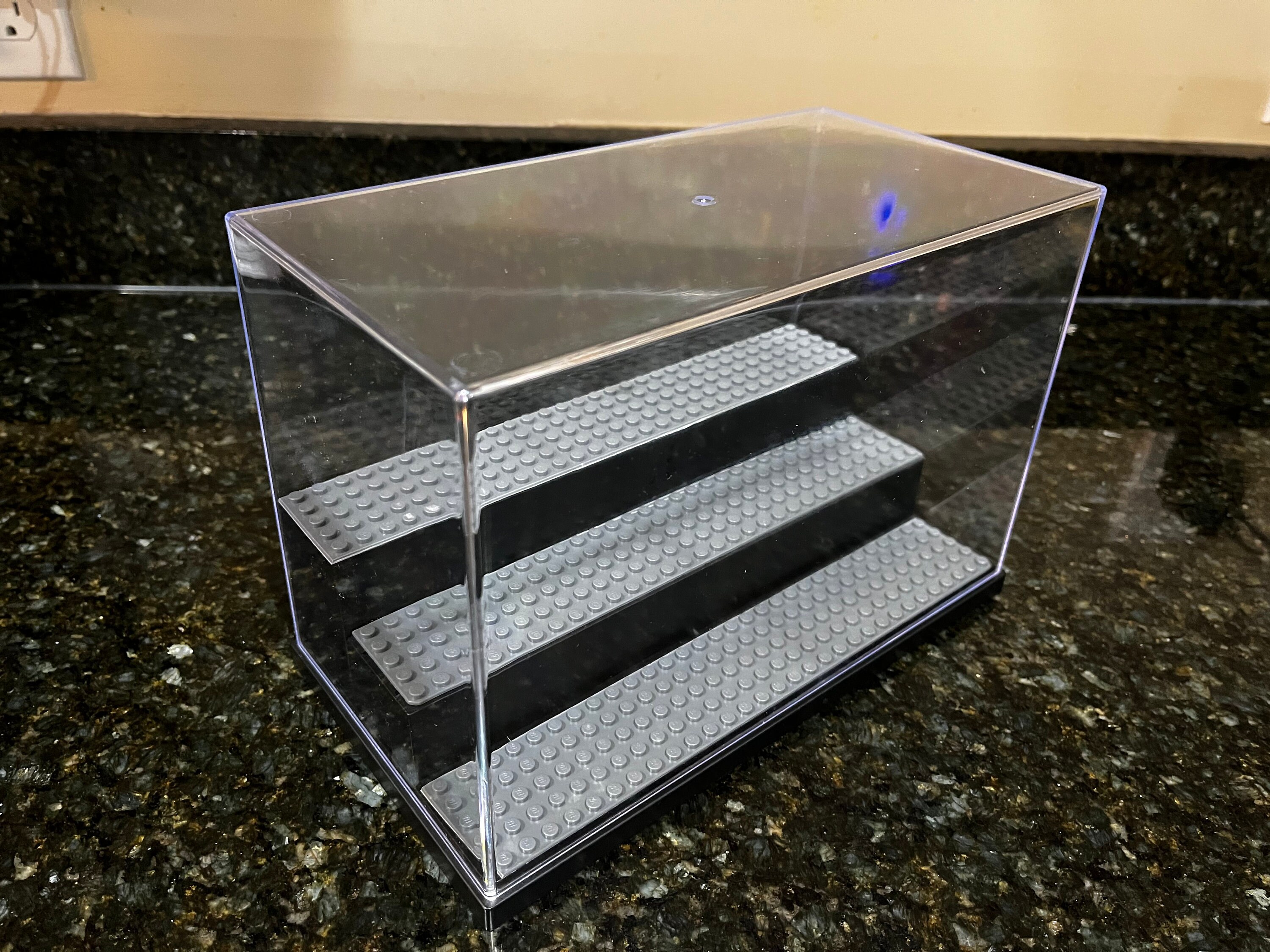 Customizable Minifigure Display Case With Steps: Storage and Display ...