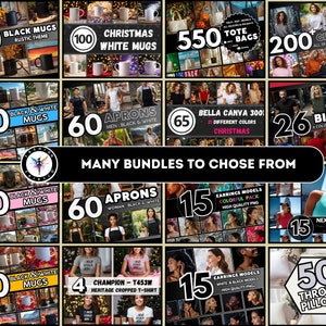 1500+ Mega Mockup PNG Bundle (digital Files) | Bellacanva, Gildan ...