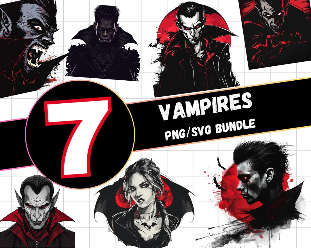 Vampire SVG, Vampire PNG, Vampire Sublimation Design, Halloween Tshirt ...
