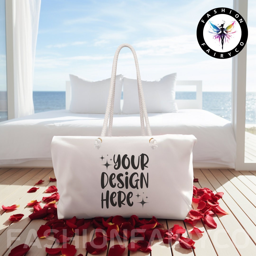 Weekender Bag Mockup PNG: Valentine's Day Tote Mock-up - Etsy