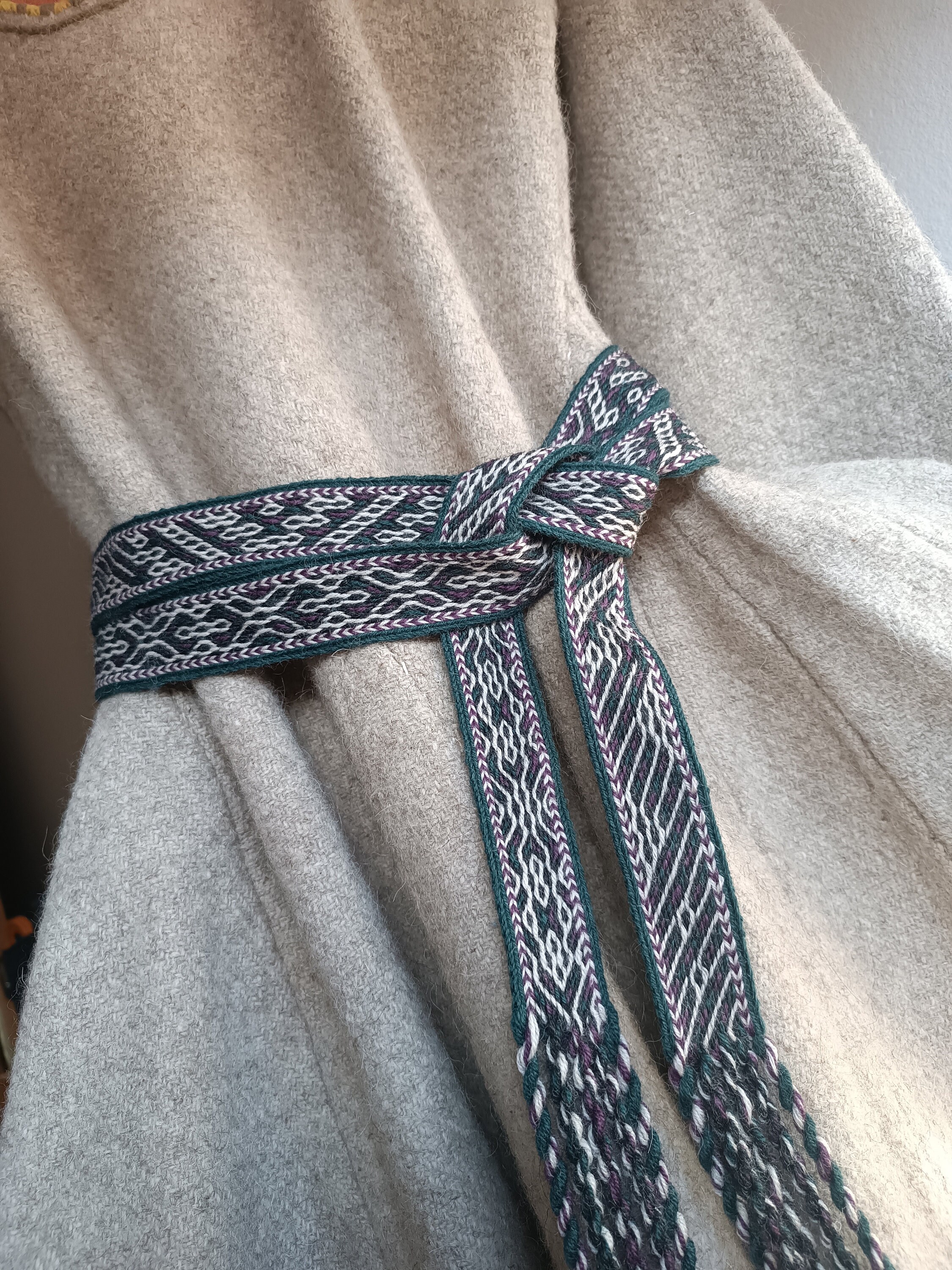 Tablet Woven Belt With Pattern Based on the Ankle Bands From the 11th ...