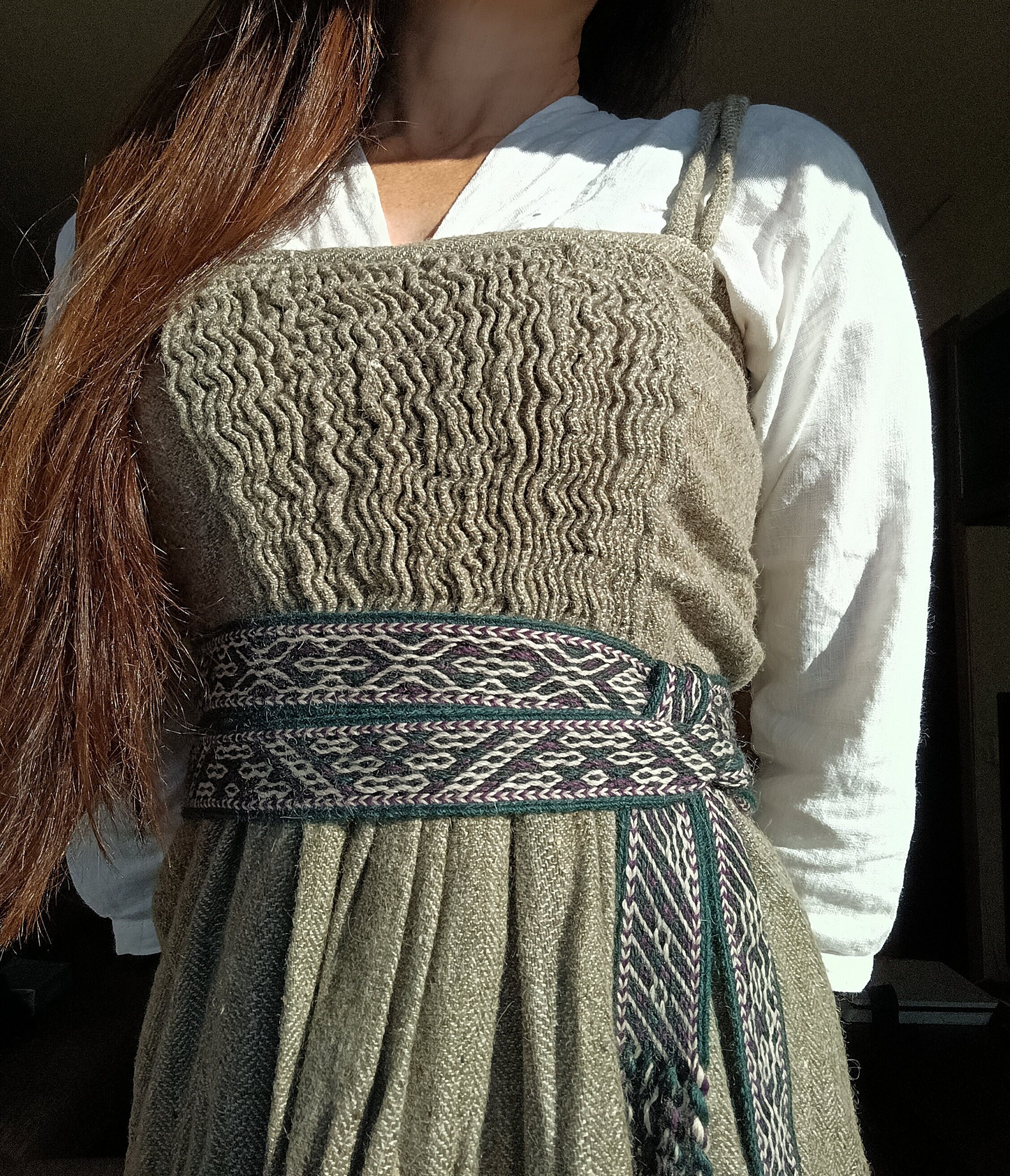 Tablet Woven Belt With Pattern Based on the Ankle Bands From the 11th ...