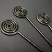 Hand-forged Steel Pins - Set of Three - Etsy