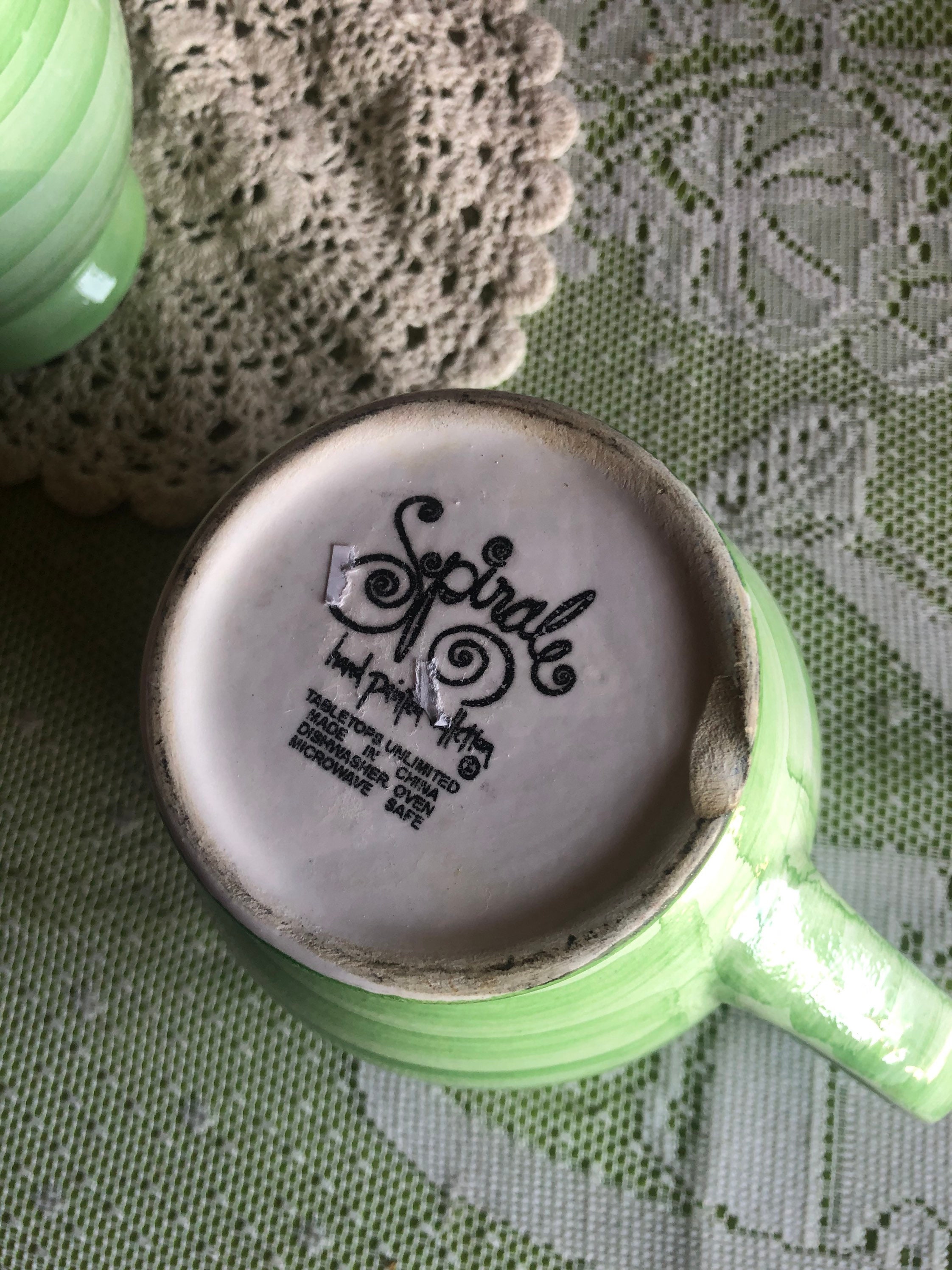 Vintage Swirl Coffee Mugs 476 - Etsy