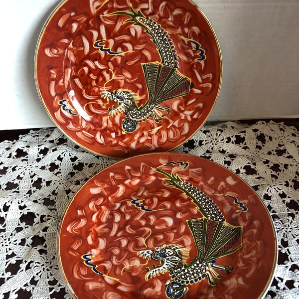 Dragon Plates - Etsy