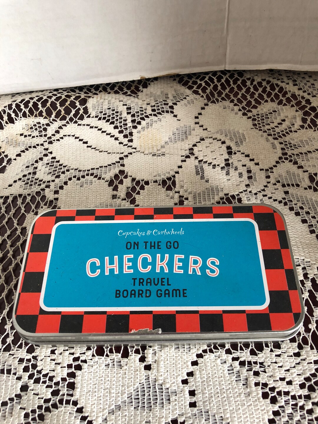 Vintage Miniature Checkers to Go 139 - Etsy