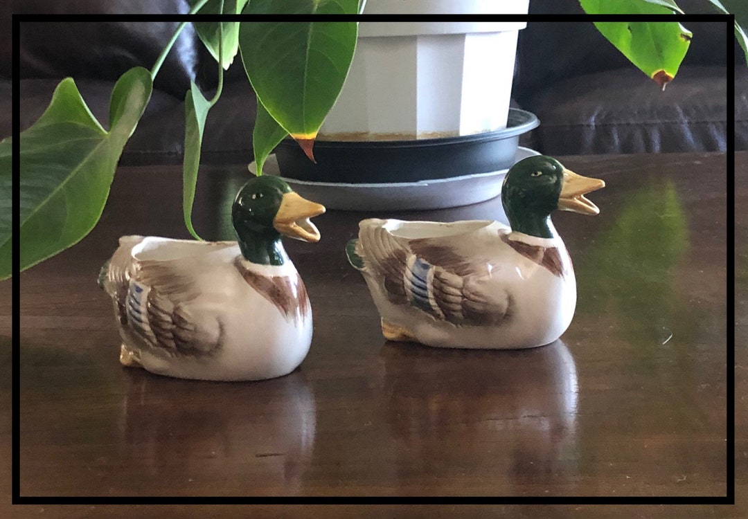 Set of Two Otigirl 1981 Mallard Duck Planters. #315 - Etsy