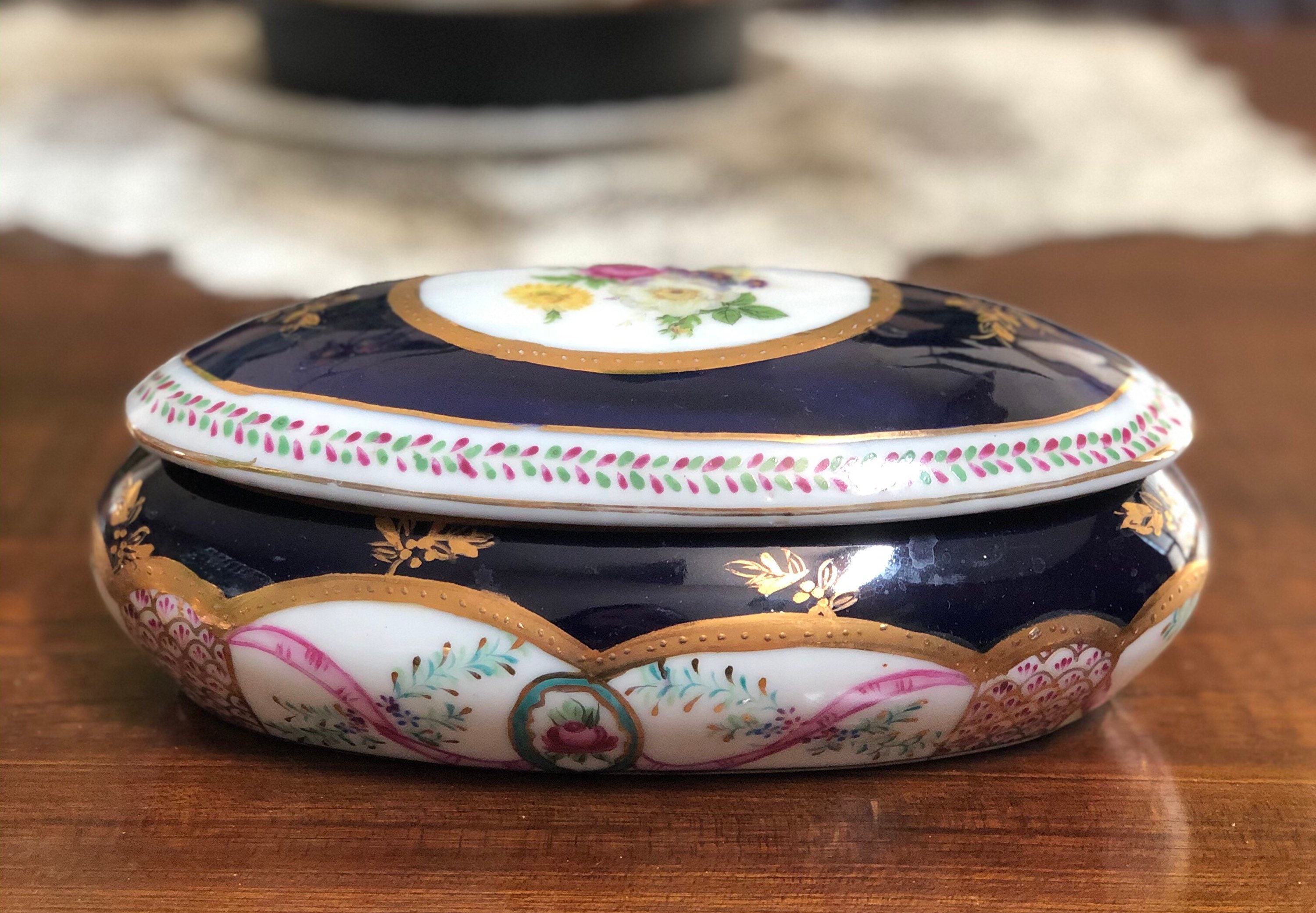 Vintage Limoges Trinket Box 498 - Etsy Ireland