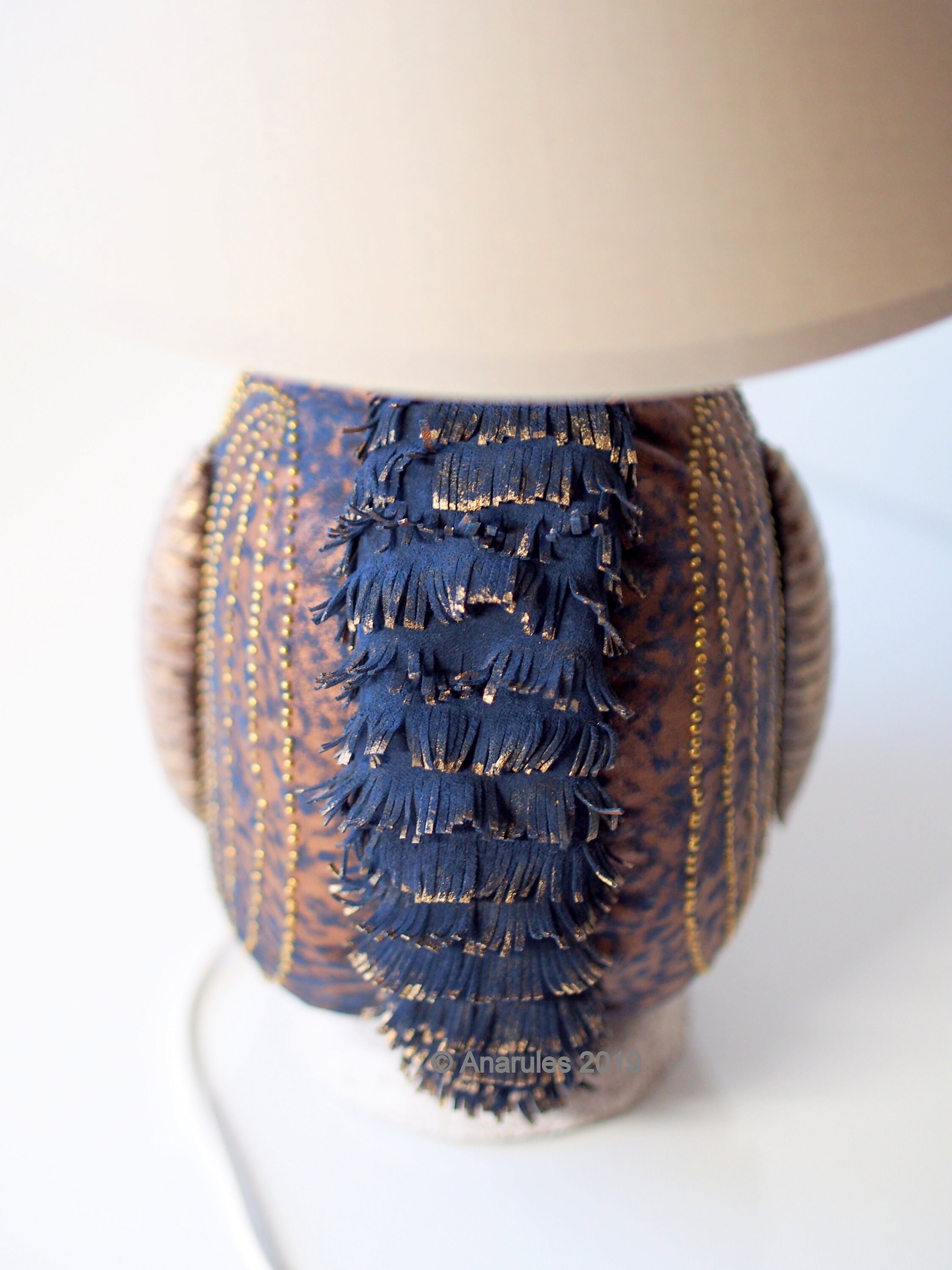 3D Unique Lamp Base Modern Table Desk Bedside Lighting Faux Taxidermy ...