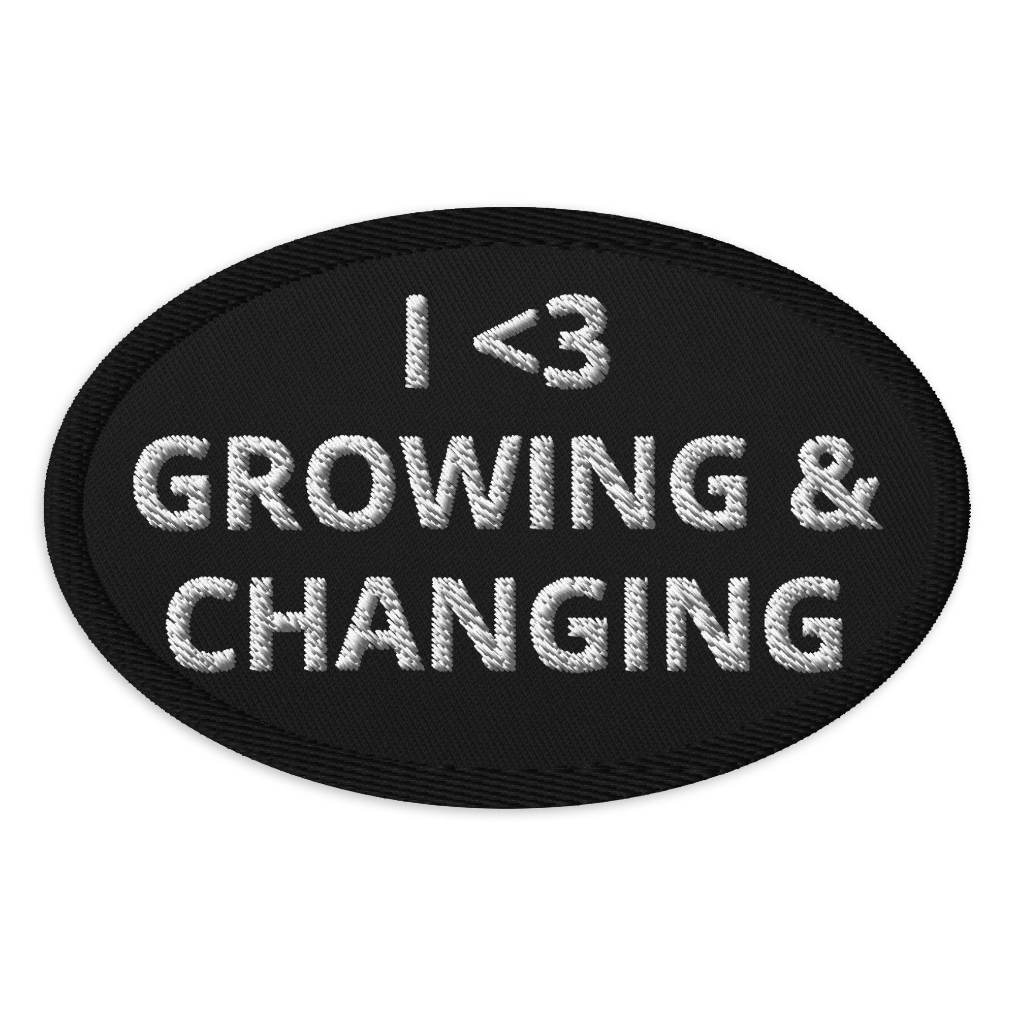 Evolution, Growing and Changing Embroidered Patch - Etsy