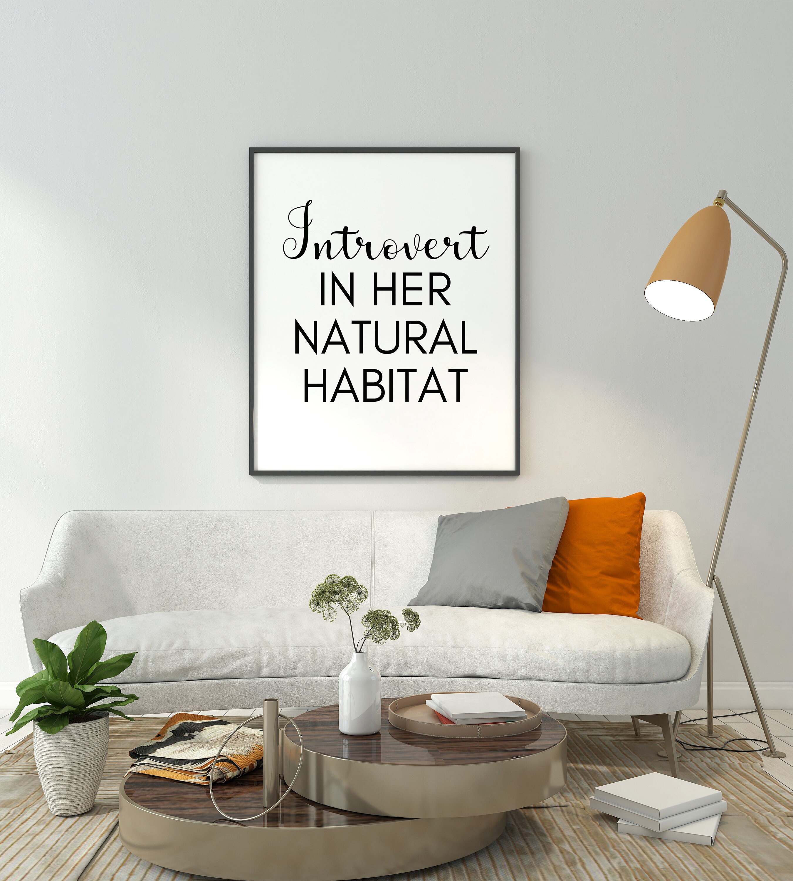 Introvert Wall Art, Introvert, Gift for Introvert, Home Decor, Bedroom ...