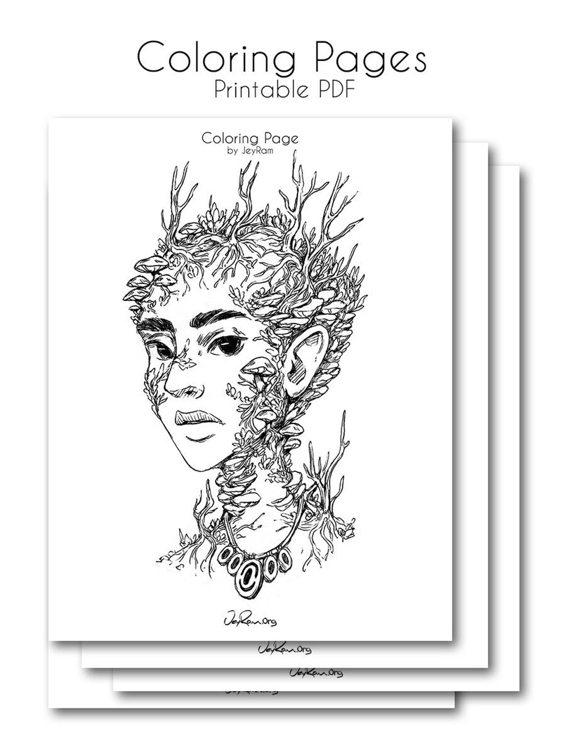 Printable Coloring Pages - Growth Series (PDF) - Etsy