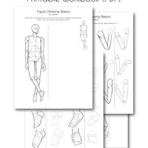 Figure Drawing Basics Book (printable PDF) - Etsy