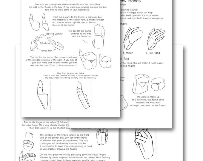 Figure Drawing Basics Book (printable PDF) - Etsy Canada