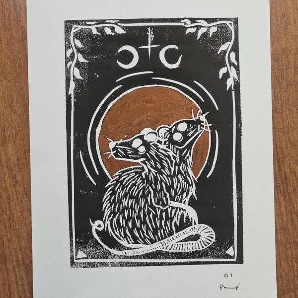 Linocut - Etsy France