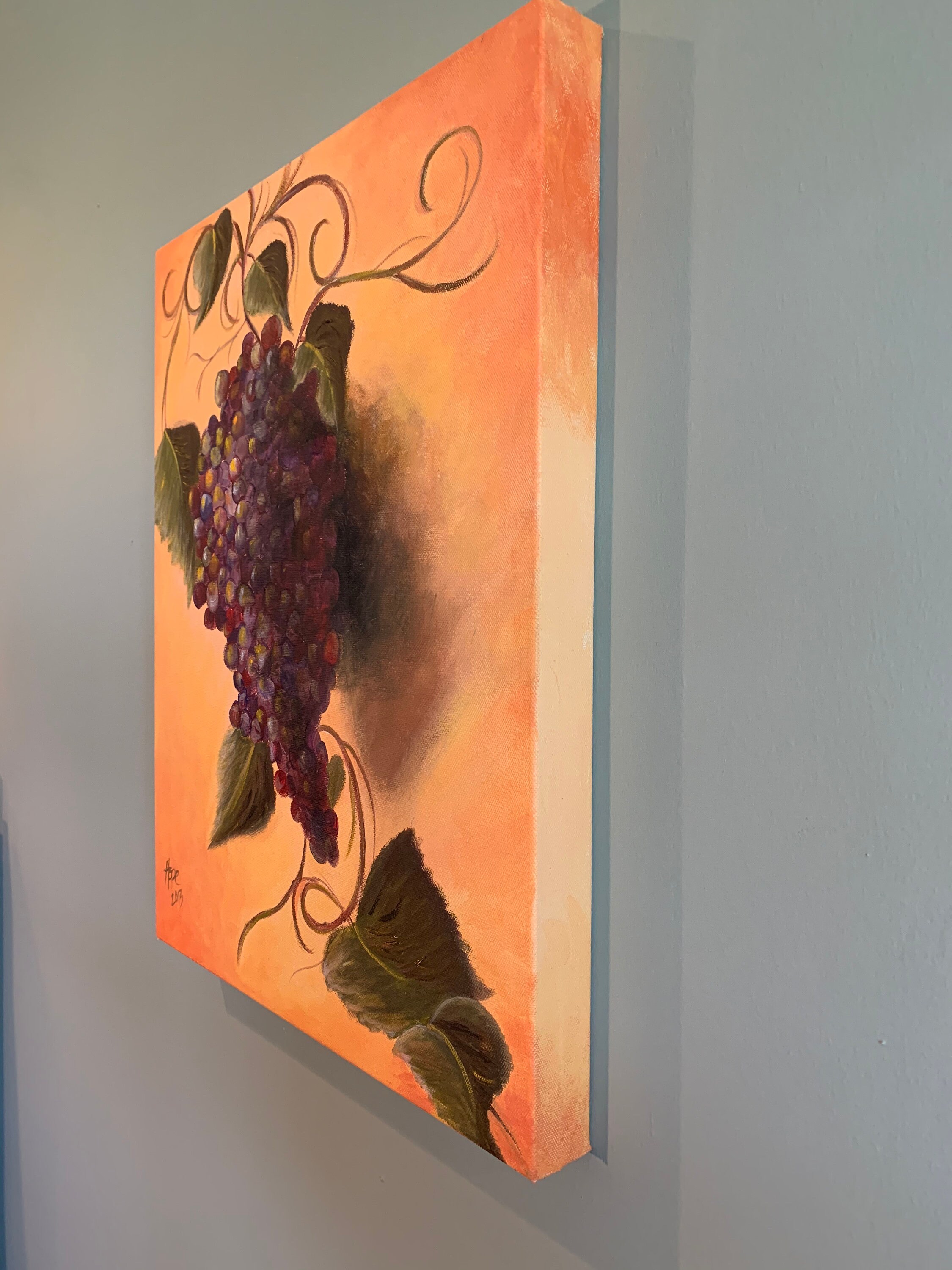 Fruit Acrylic Painting, Original Canvas Painting, One of a Kind ...