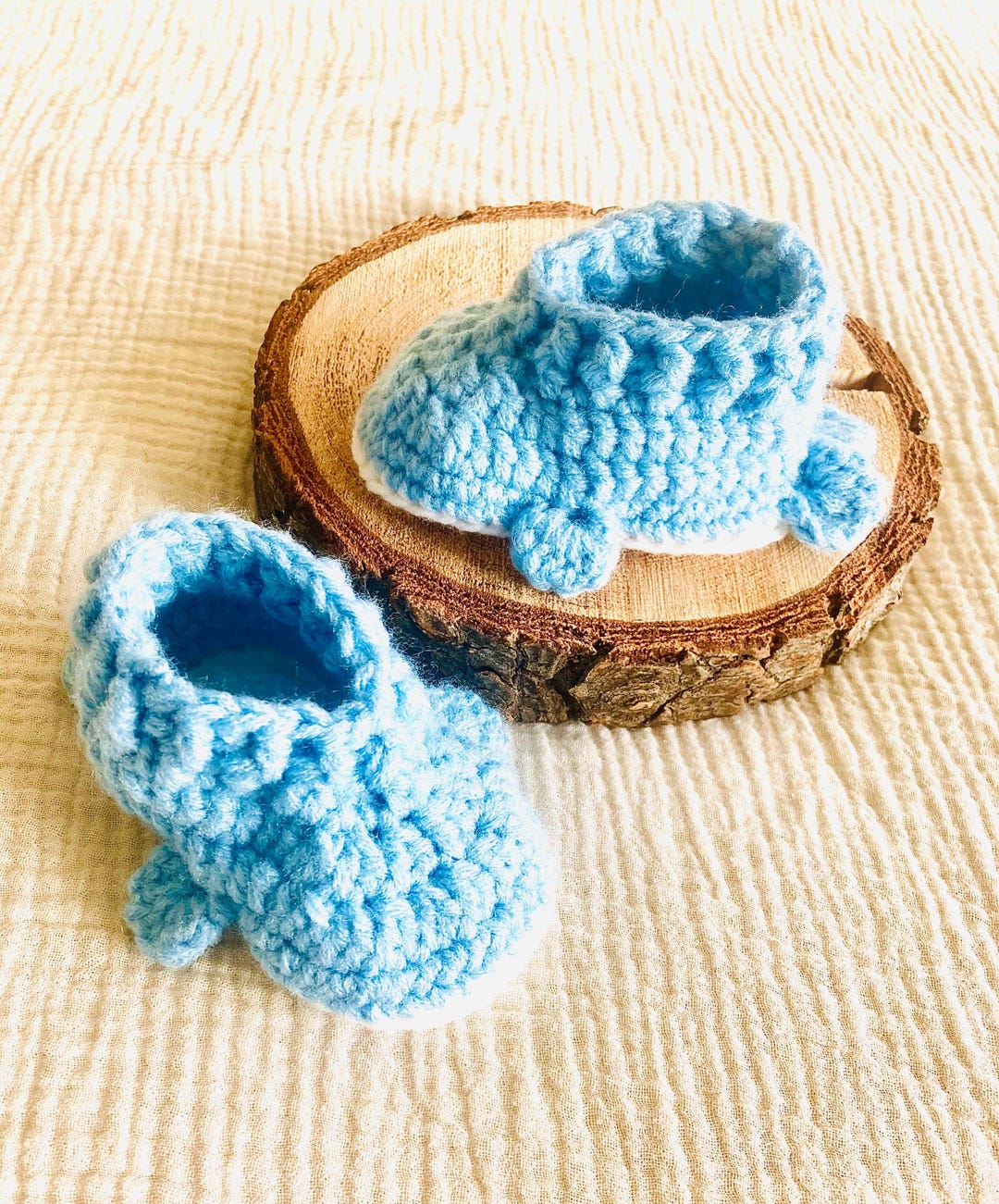 Blue Whale Baby Booties Nautical Themed Crib Shoes Slip on Toddler ...