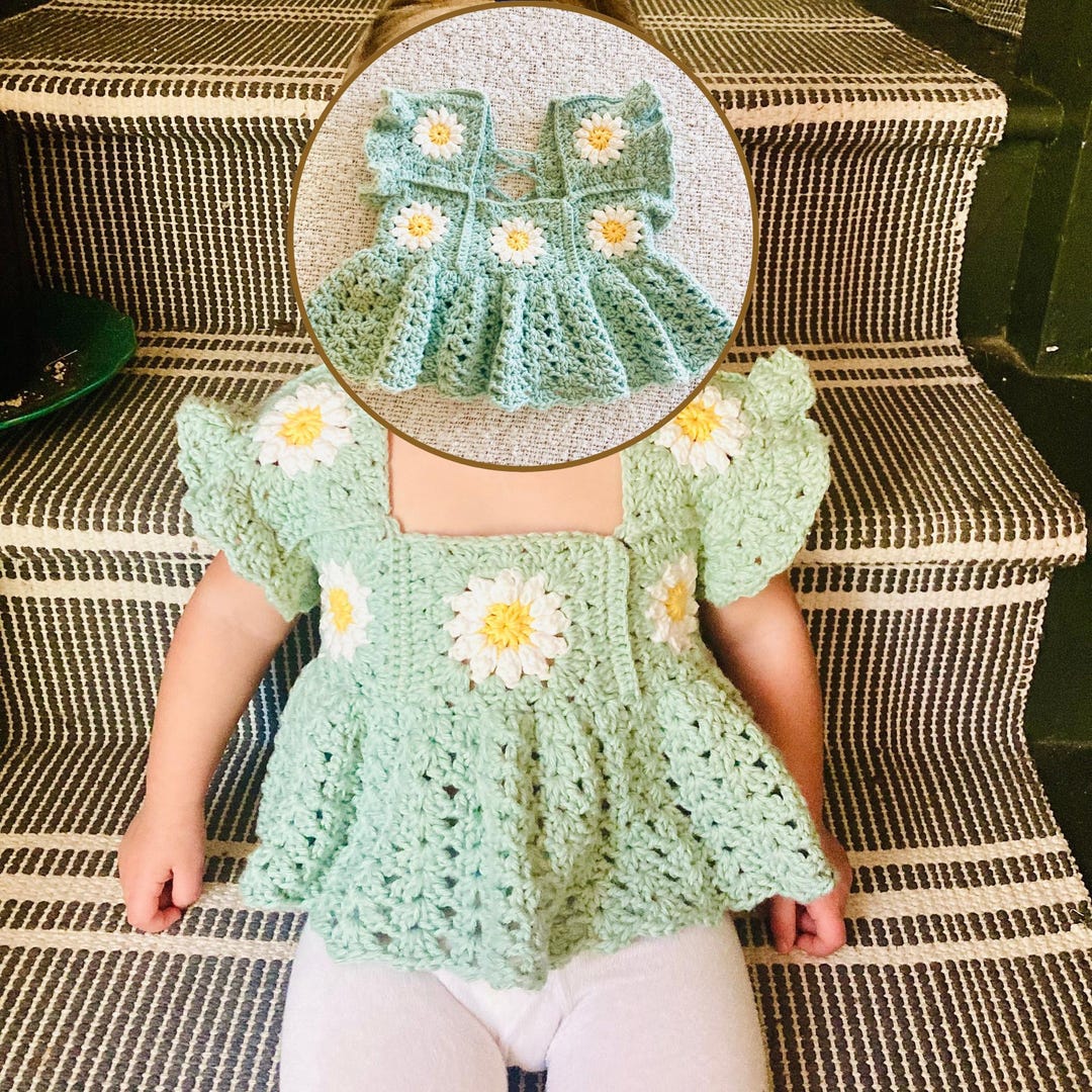 Toddler Crop Top Cotton Flower Adorable Multiple Color Vintage Inspired ...