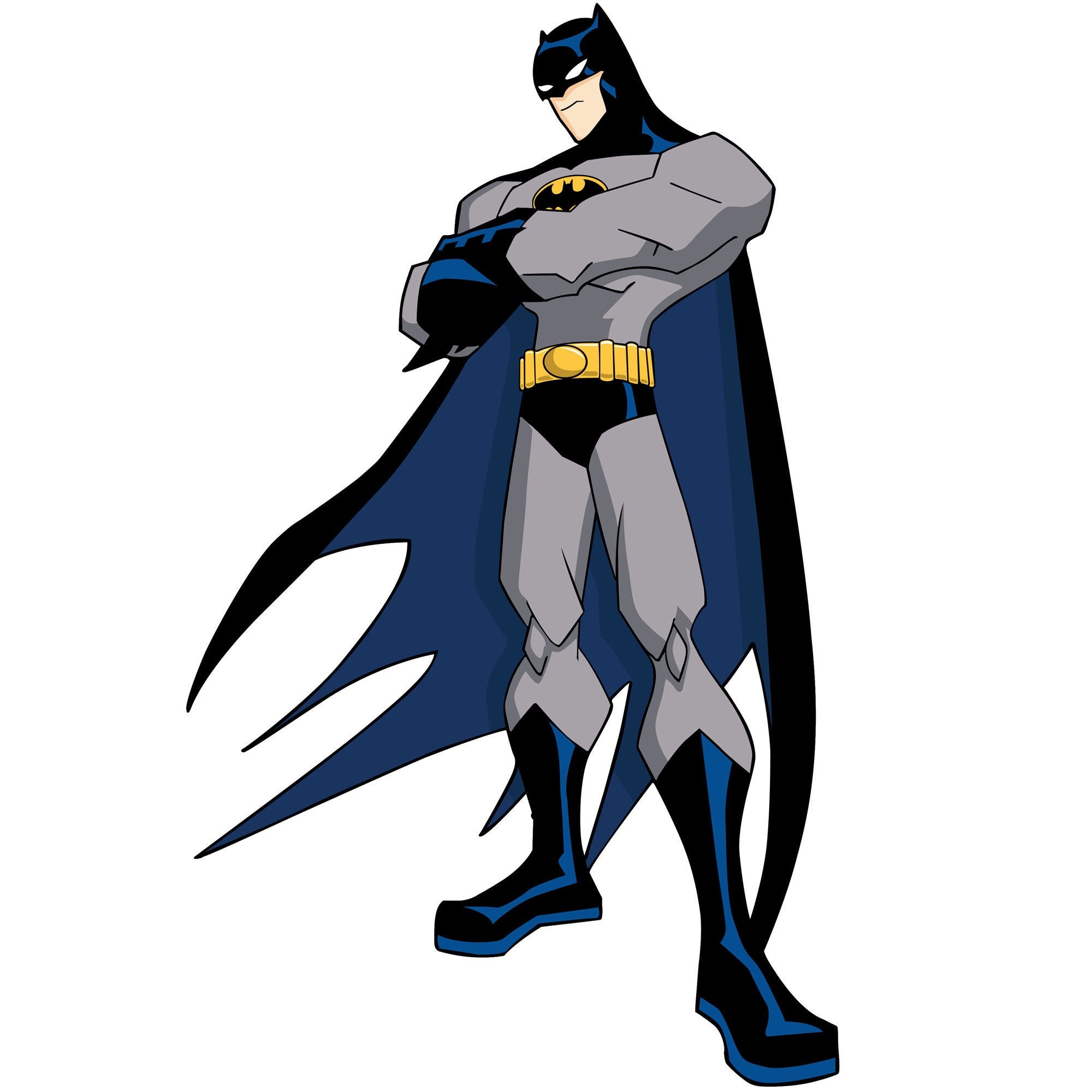 Cartoon Superhero Bat Home Craft Poster Picture Decal Wall Art | Etsy