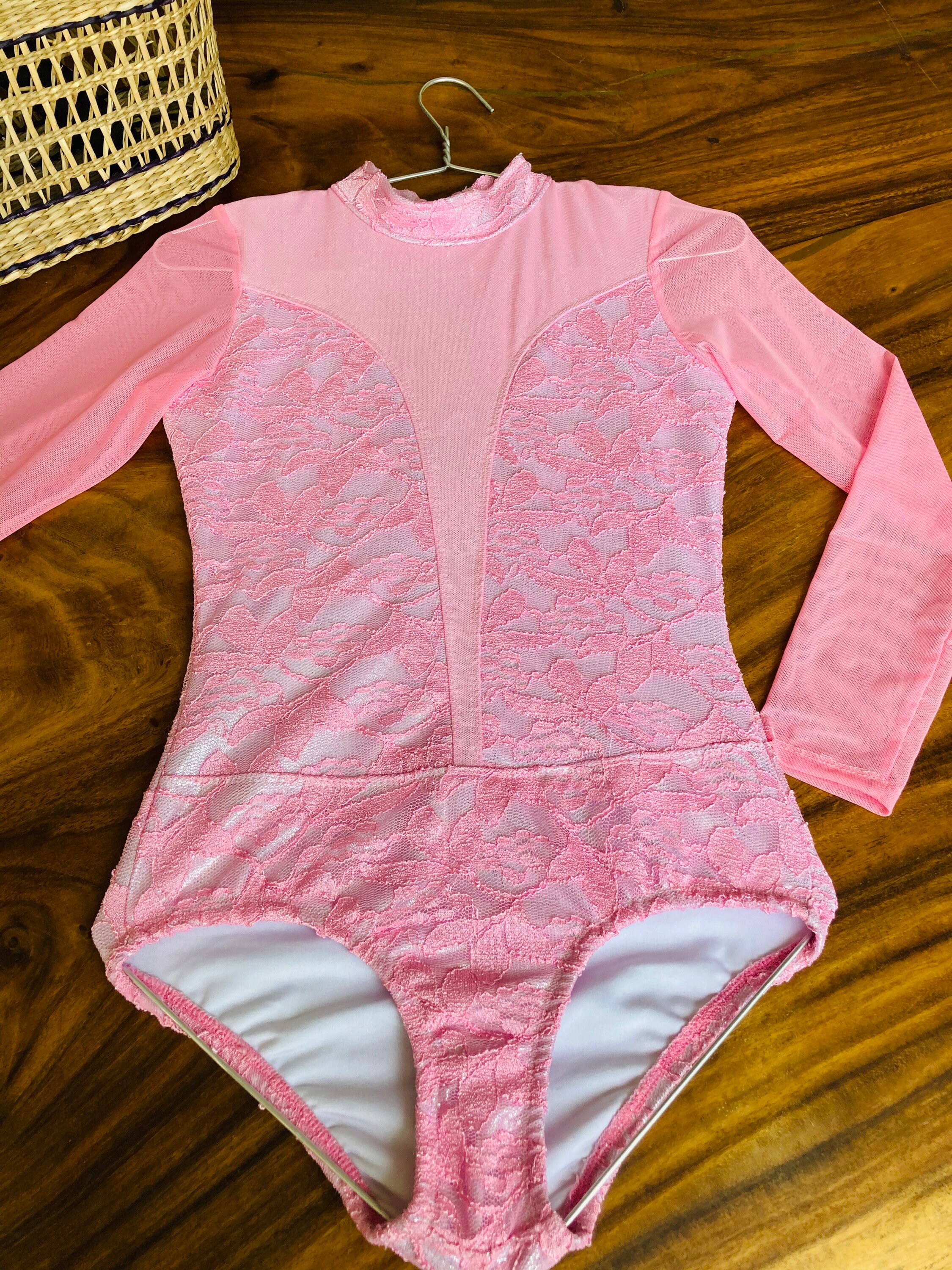 Lace Blue and Pink Ballet Leotards/cute Performance Ballet Leo - Etsy