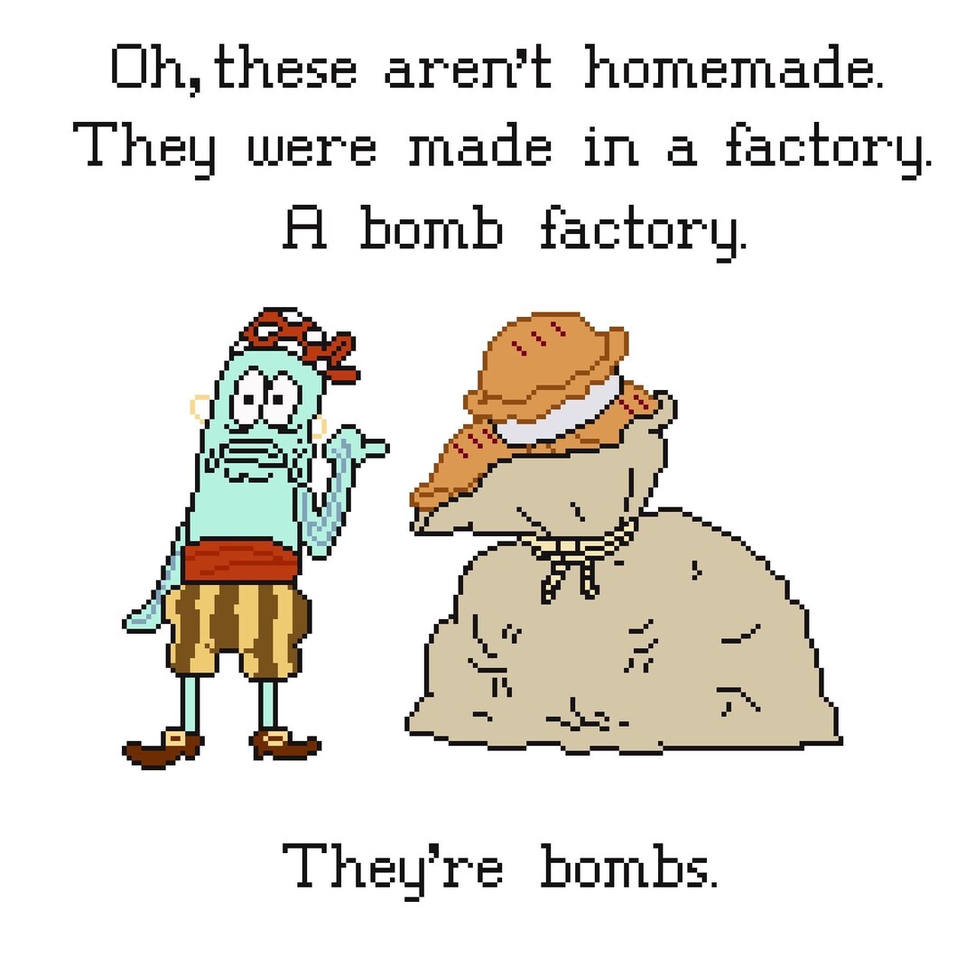 Spongebob Bomb Factory Cross Stitch Pattern - Etsy