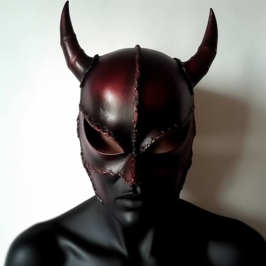 The Devil's Mask. the Handmade Mask Embodies Ancient Venetian Tradition ...