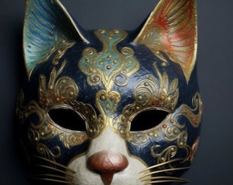 Cat Mask - Etsy