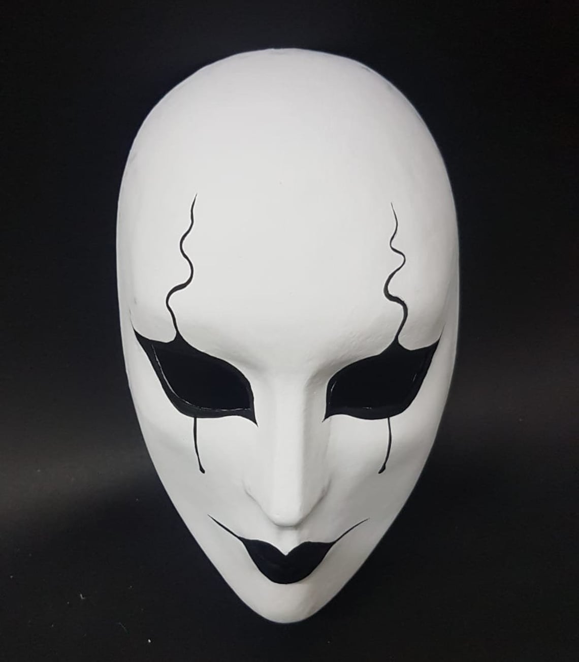 Face Pierrot Original Venetian Mask For Halloween Carnival | Etsy