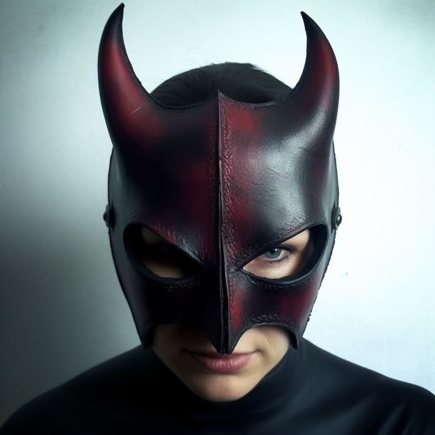 The Devil's Mask. the Handmade Mask Embodies Ancient Venetian Tradition ...