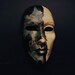 Limited Edition. Half Face Demon Mask. Black and Gold Demon Mask ...