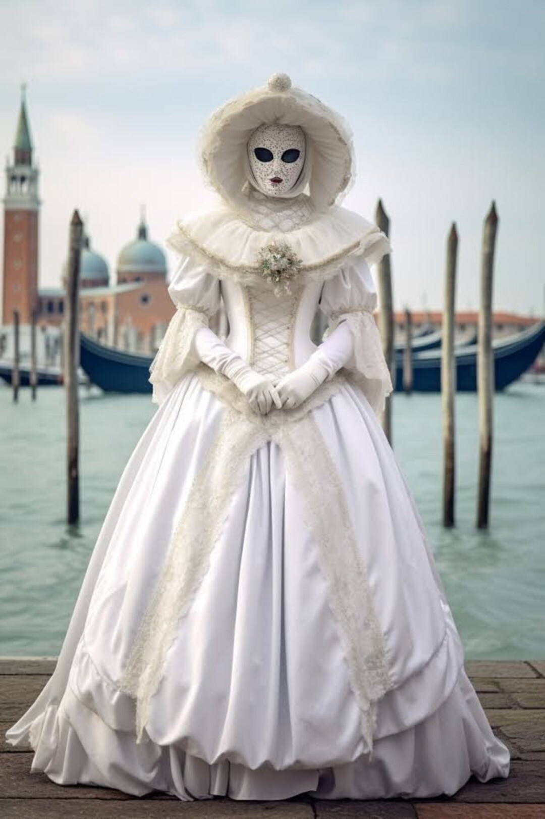Elegant Venetian Costume. Dress Venetian Masquerades Masks. Italian ...