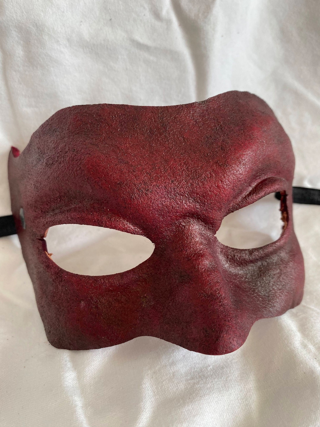 Discover the Charm of Mystery With Our Exclusive Red Leather Mask. an ...