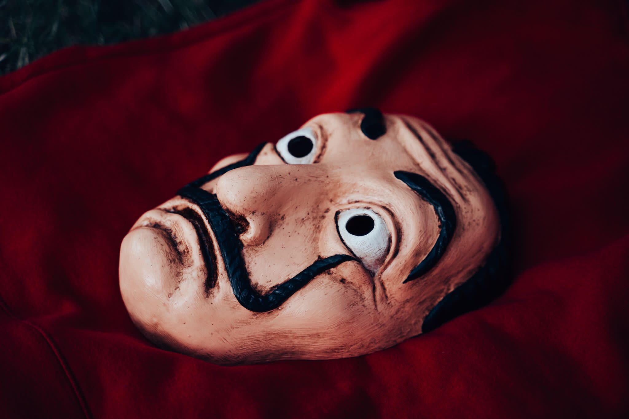 Salvador Dalí mask original from La Casa De Papel money heist | Etsy
