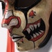 Limited Edition. Half Face Demon Mask. Black and Gold Demon Mask ...