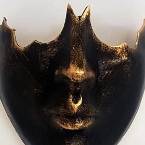 Venetian Style Mask Original Ghost Handmade or Venetian Dove in Gold ...