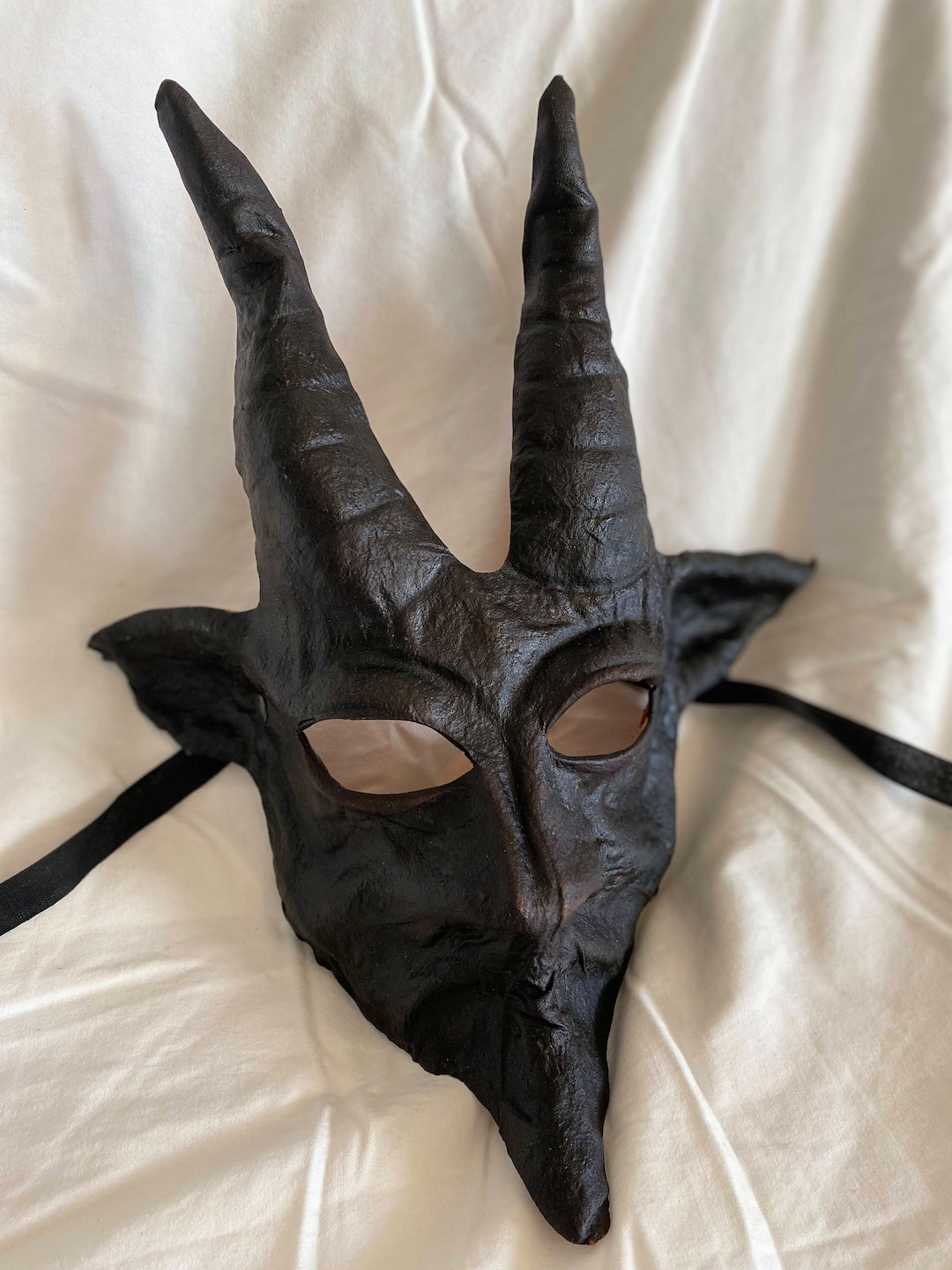 Baphomet Crimson: Special Edition Venetian Leather Mask. Embrace the ...