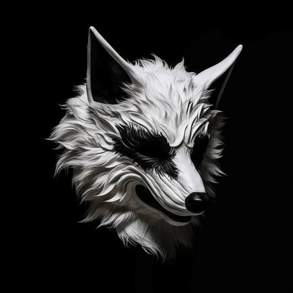Wolf Mask - Etsy
