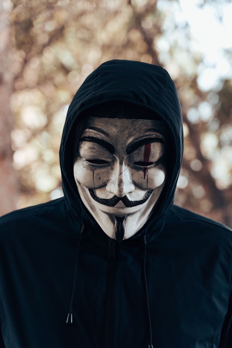 LIMITED EDITION Guy Fawkes Mask Special Style for Halloween - Etsy