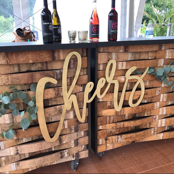 Cheers Sign - Etsy
