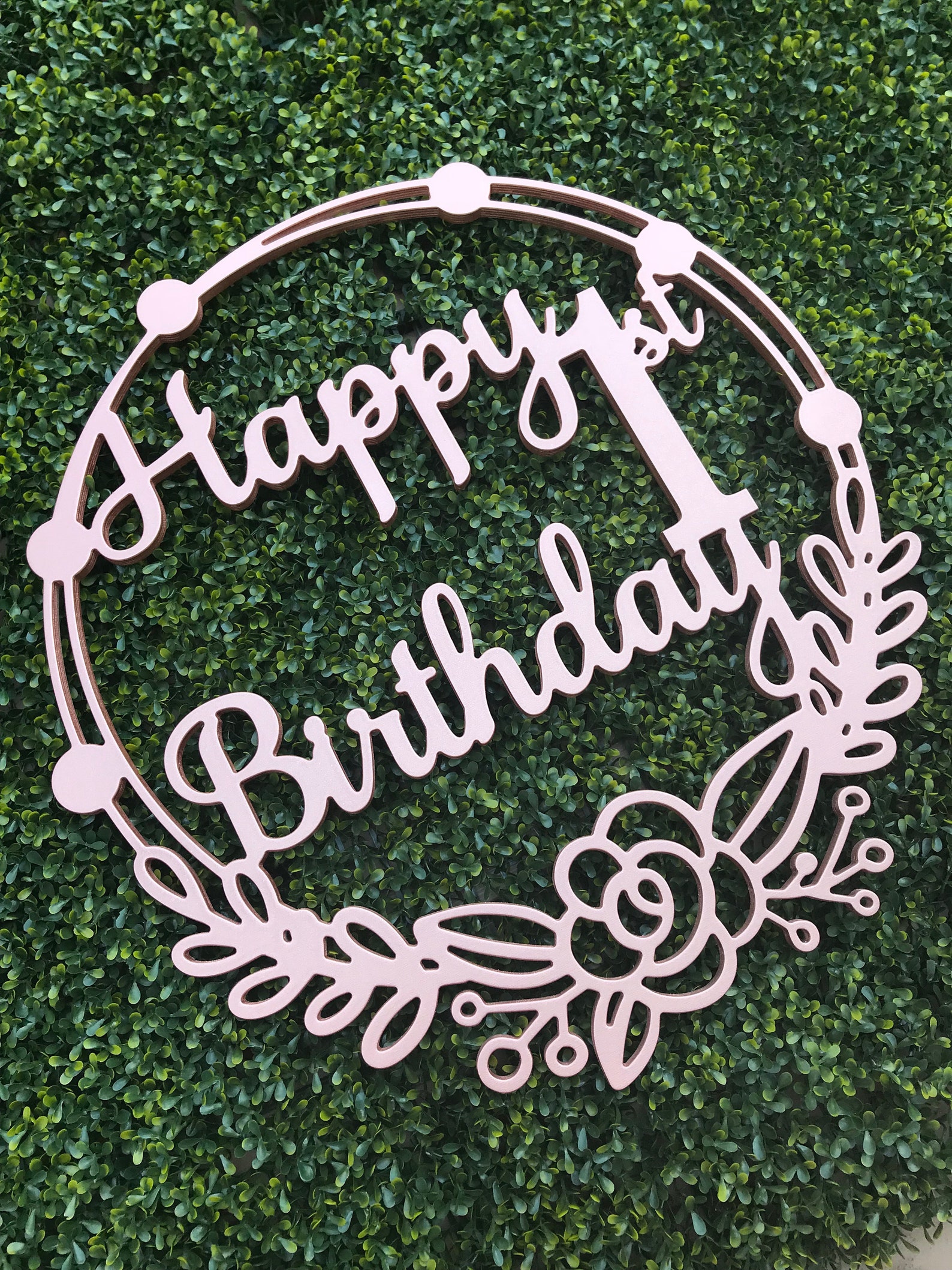 Happy 1st Birthday Sign Backdrop Sign Birthday Backdrop - Etsy