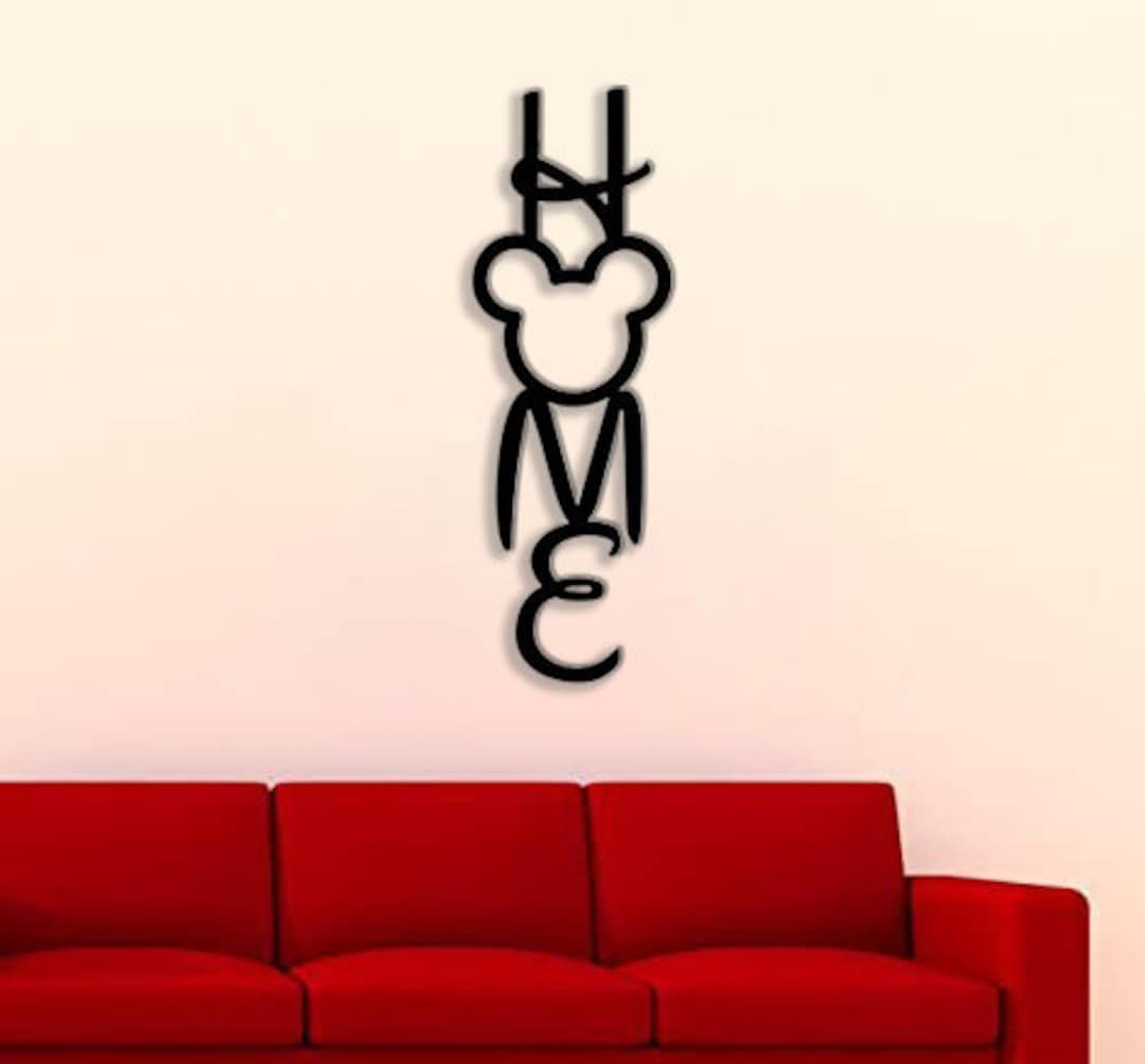 Disney Home Cutout Wall Decor, Wood Home Sign, Mickey Home Sign, Entry ...