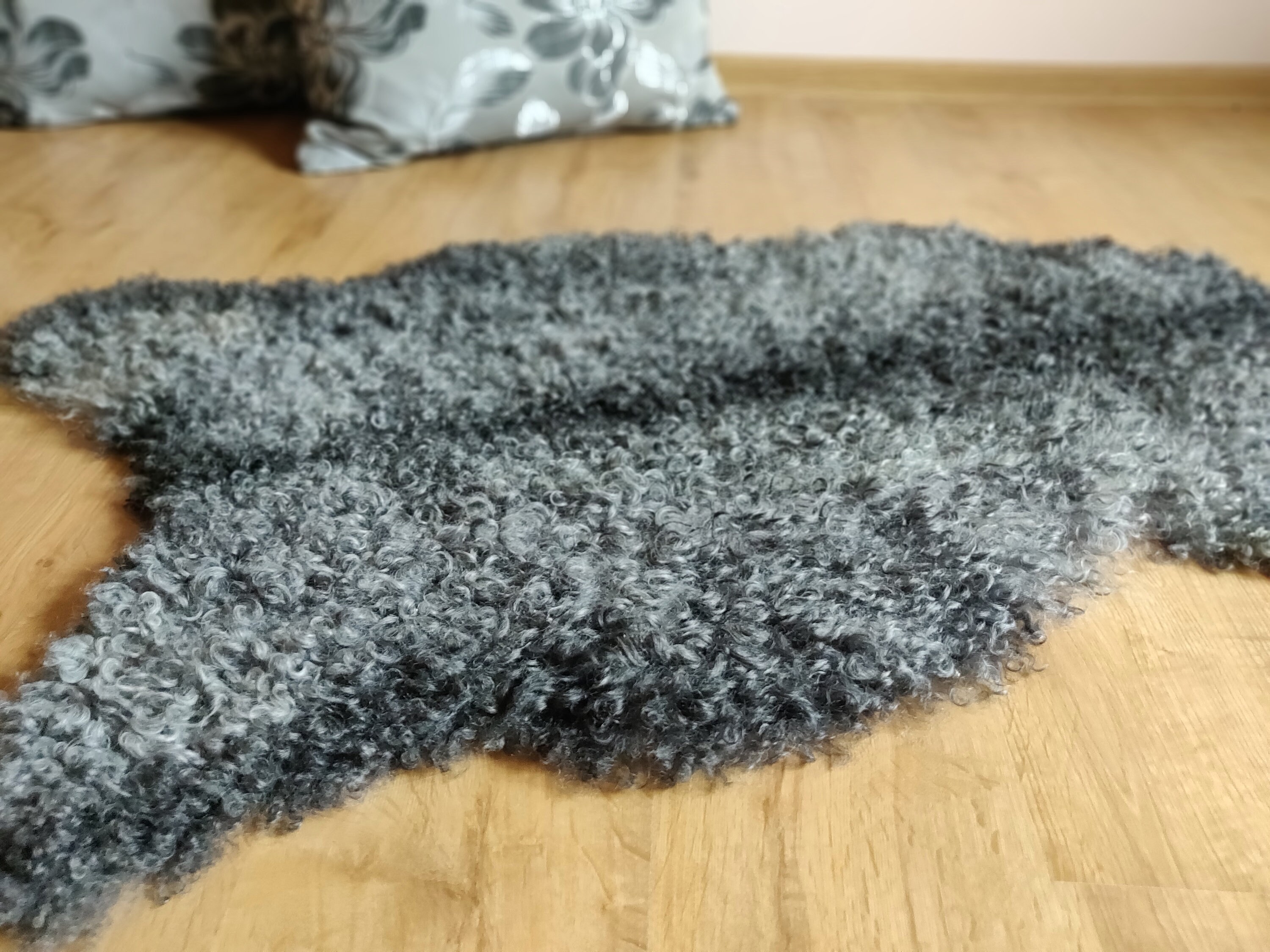 Sheepskin Rug, Grey Sheepskin, Genuine Sheepskin Rugs, Gotland ...