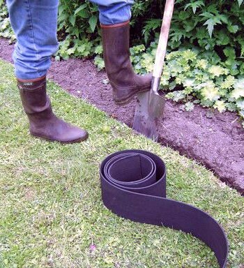 2mm Thick Heavy Duty Lawn Edging Black - 6" Deep - Etsy UK