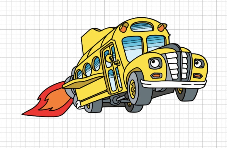 Magic School Bus Sticker - Etsy
