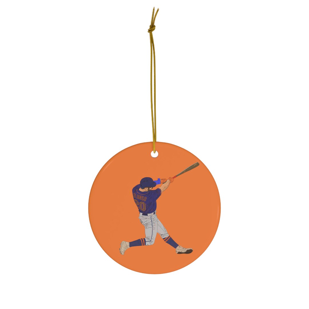 Pete Alonso Drawing Ceramic Ornament - Etsy